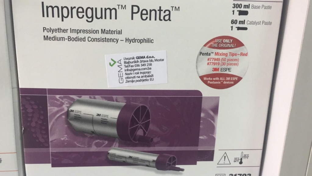 3M Impregum Penta single pack - Gema d.o.o. | stomatološka oprema